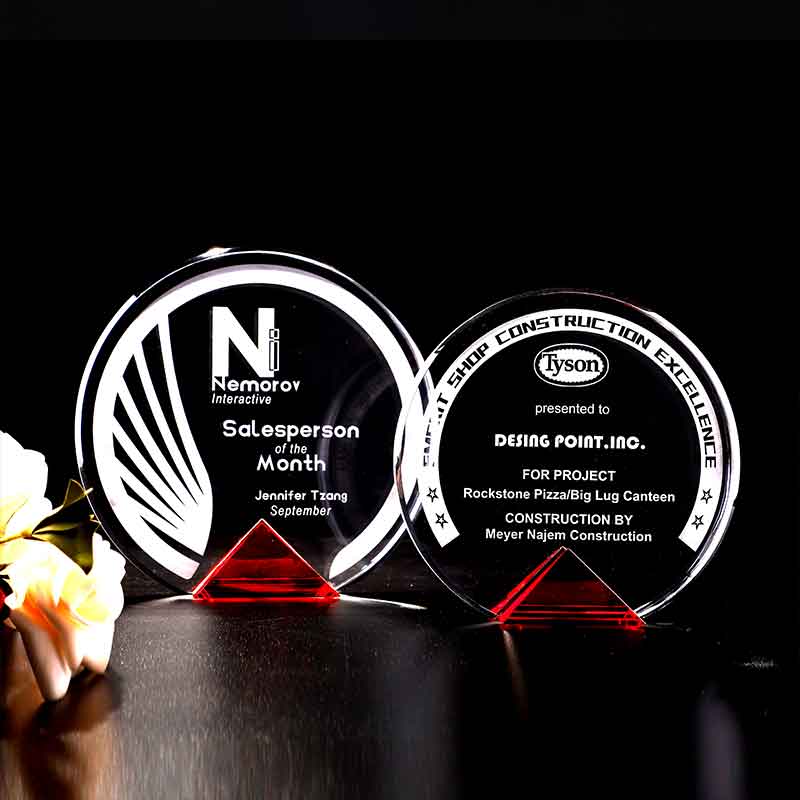 Ruby Bespoke Award | Luxury Corporate Awards | Insta Crystal