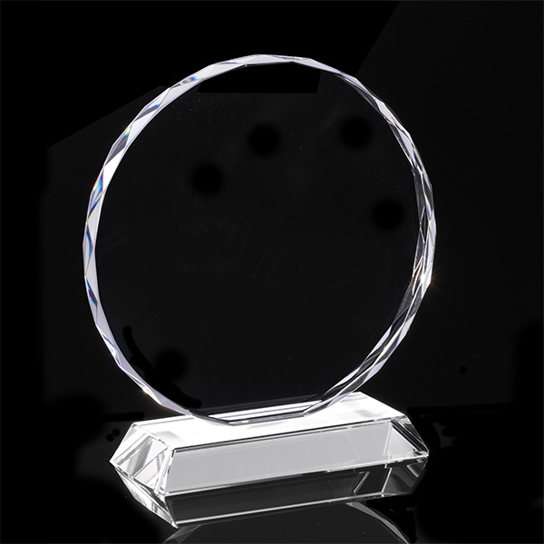 Circle Crystal Award - Celeste | Insta Crystal